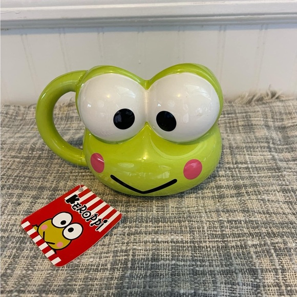 Dining | New Keroppi Large Sculpted Hello Kitty Friend Coffee Mug By ...